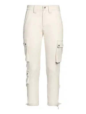 Isabel Marant High Waisted Straight Leg Twill Pants - Beige