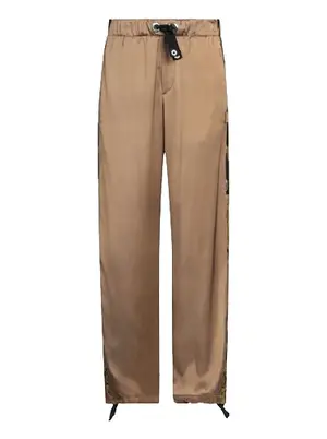 Versace Viscose And Cotton Pants - Beige