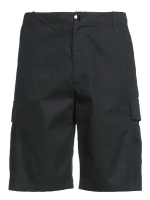 Kenzo Plain Weave Cargo Shorts - Black