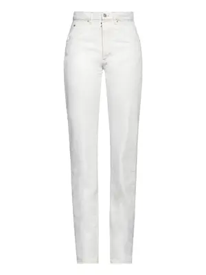 MAISON MARGIELA Straight Leg Pants - Off White