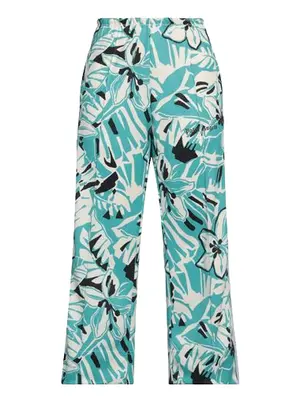 Palm Angels Floral-print Straight Leg Pants - Blue