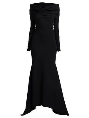 Attico Maxi Dress - Black