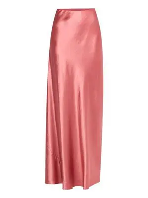 Vince Vince Satin Maxi Skirt Peony Wood