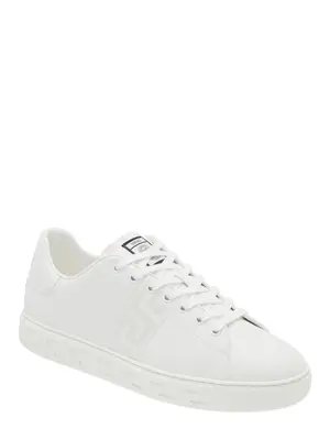 Versace Versace Barocco Greca Jacquard Sneakers 2w320-white White