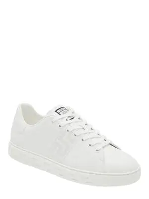 Versace Versace Barocco Greca Jacquard Sneakers White White