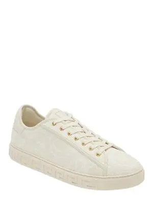 Versace Barocco Greca Low-top Sneakers - Snow-versace Gold