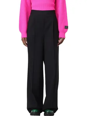MSGM Wide Leg Trousers - Black