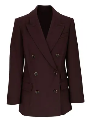 Zimmermann Notched-lapels Double-breasted Blazer - Brown