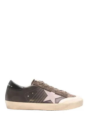 GOLDEN GOOSE Superstar Panelled Sneakers - Brown