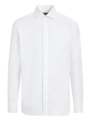 Zegna Tailored-cut Slim Shirt - White