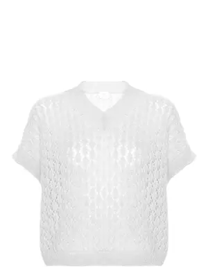 ELEVENTY Eleventy V-Neck Knitted Top