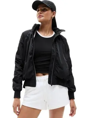Athleta Jetset Bomber Jacket - Black