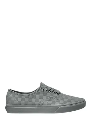 VANS Authentic Mono Checkerboard Sneakers - Grey