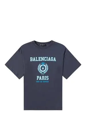 Balenciaga T-shirt 'marine - Blue