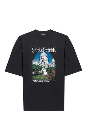 Balenciaga Sacré Cœur T-shirt - Black