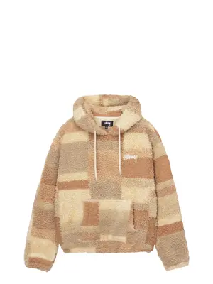 StÜssy Bronson Sherpa Hoodie - Brown