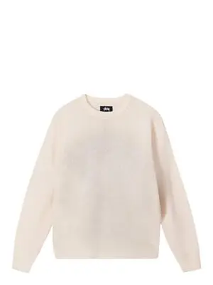 StÜssy 8 Ball Spray Sweater - Cream