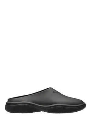 Prada Foam Rubber Mules - Black