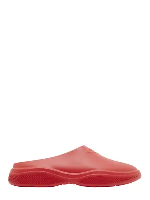 Prada Foam Rubber Mules - Red