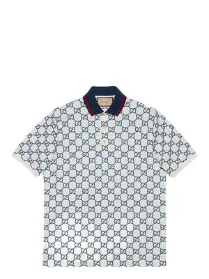 Gucci Gg Stretch Polo - White