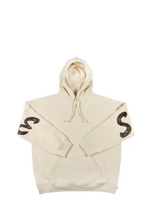 Supreme Supreme Beaded Hooded Sweatshirt Cream