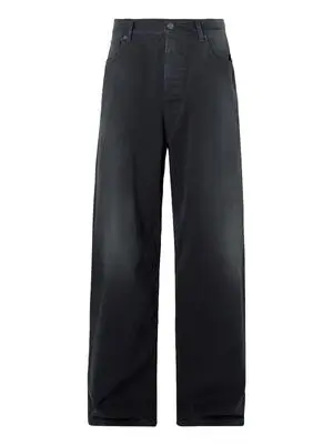 Balenciaga Wide-leg Jeans - Black
