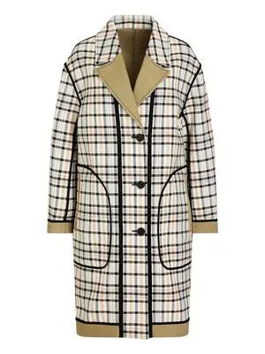 3.1 Phillip Lim Reversible Checked Cotton-blend Coat - Off-white