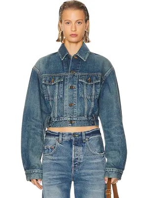 SAINT LAURENT Saint Laurent 80's Denim Jacket