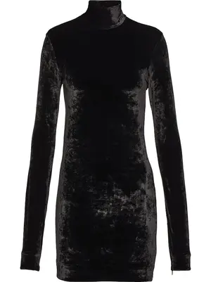 JIL SANDER Jil Sander Velvet Top Black