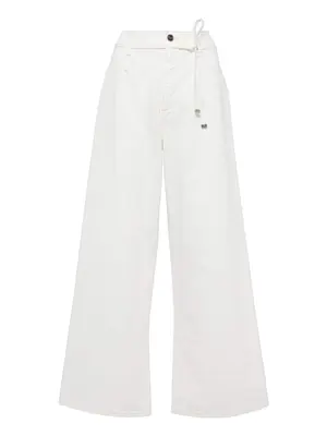 Etro High-rise Wide-leg Jeans - White