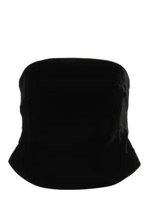 Wardrobe.NYC Velvet Tube Top - Black
