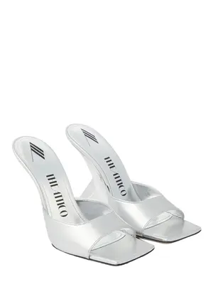 Attico Cheope Mules - Silver