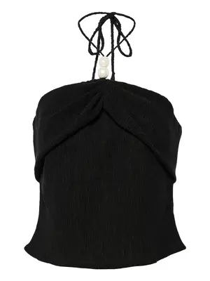 MAGDA BUTRYM Magda Butrym Halterneck Crop Top