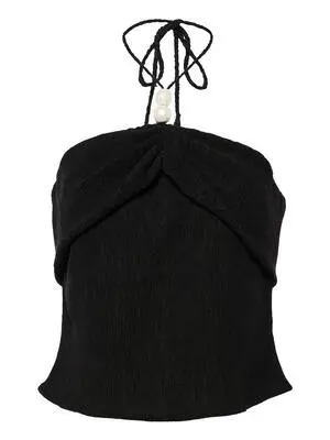 MAGDA BUTRYM Magda Butrym Halterneck Crop Top