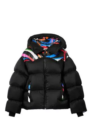 EMILIO PUCCI PUCCI Hooded Printed Quilted Down Jacket