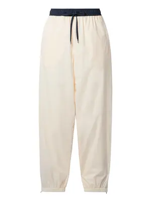 Loro Piana Keelan Two-tone Padded Twill Track Pants - Off-white