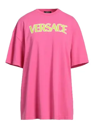 Versace Logo-print T-shirt - Pink