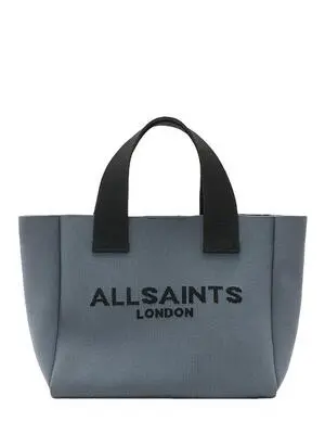 ALLSAINTS AllSaints Mini Izzy Recycled Polyester Tote Turbulence Gray