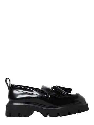 MSGM Moccasins In Patent Leather - Black