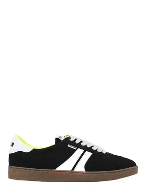 MSGM Retro Fabric Sneakers - Black