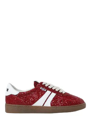 MSGM MSGM Glitter Sneakers Red