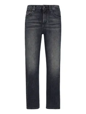 Dolce & Gabbana Mid-rise Boyfriend Jeans - Black