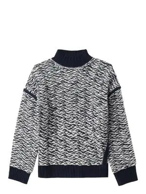 3.1 Phillip Lim Jacquard Wool Jumper - Blue