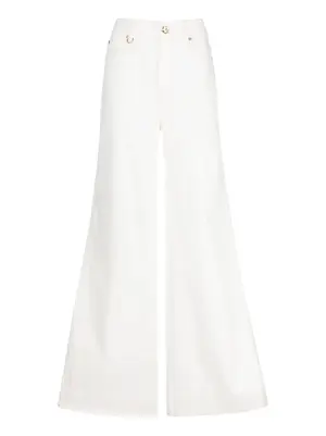 Zimmermann Matchmaker Wide-leg Jeans - White