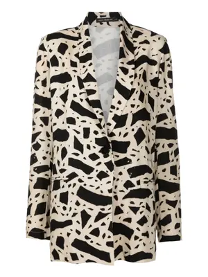 LENNY NIEMEYER Elos Abstract-print Blazer - Neutrals