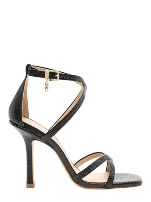 MICHAEL KORS Michael Michael Kors Lizard-effect 105mm Leather Sandals