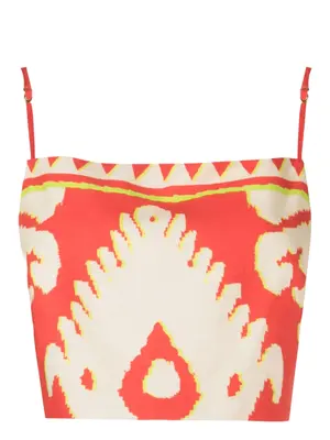 LENNY NIEMEYER Turquia Cropped Top - Red