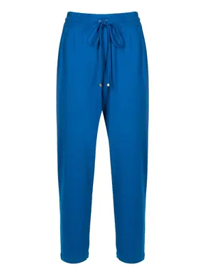 LENNY NIEMEYER Drawstring Cropped Trousers - Blue