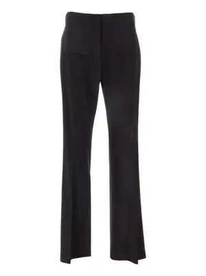 JW Anderson Straight-leg Trousers With Front Slit - Black