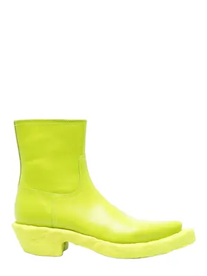 Camper Venga Leather Boots - Green